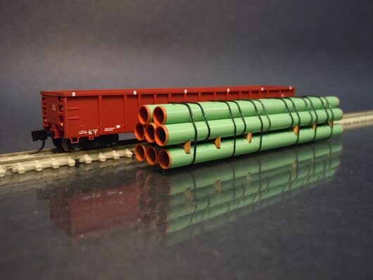 N Scale Gondola Pipe Load - ProtoloadsProtoloads