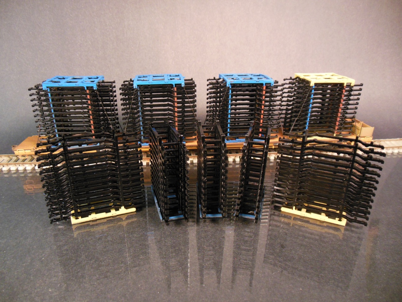 HO scale hydroformed steel truck frames -Protoloads