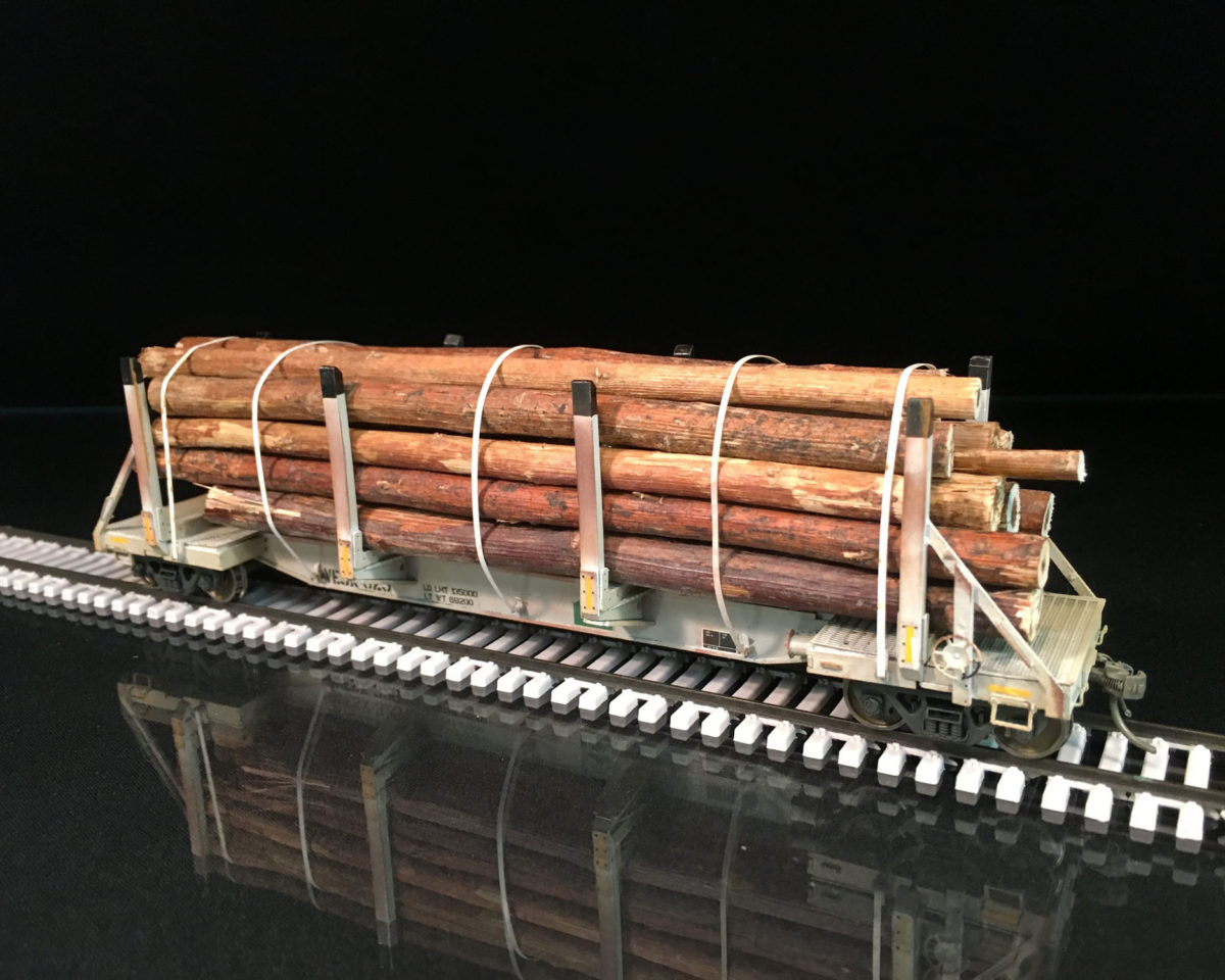 HO Scale Log Car -Protoloads